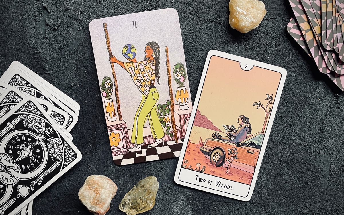 two of wands // a light to lead the way